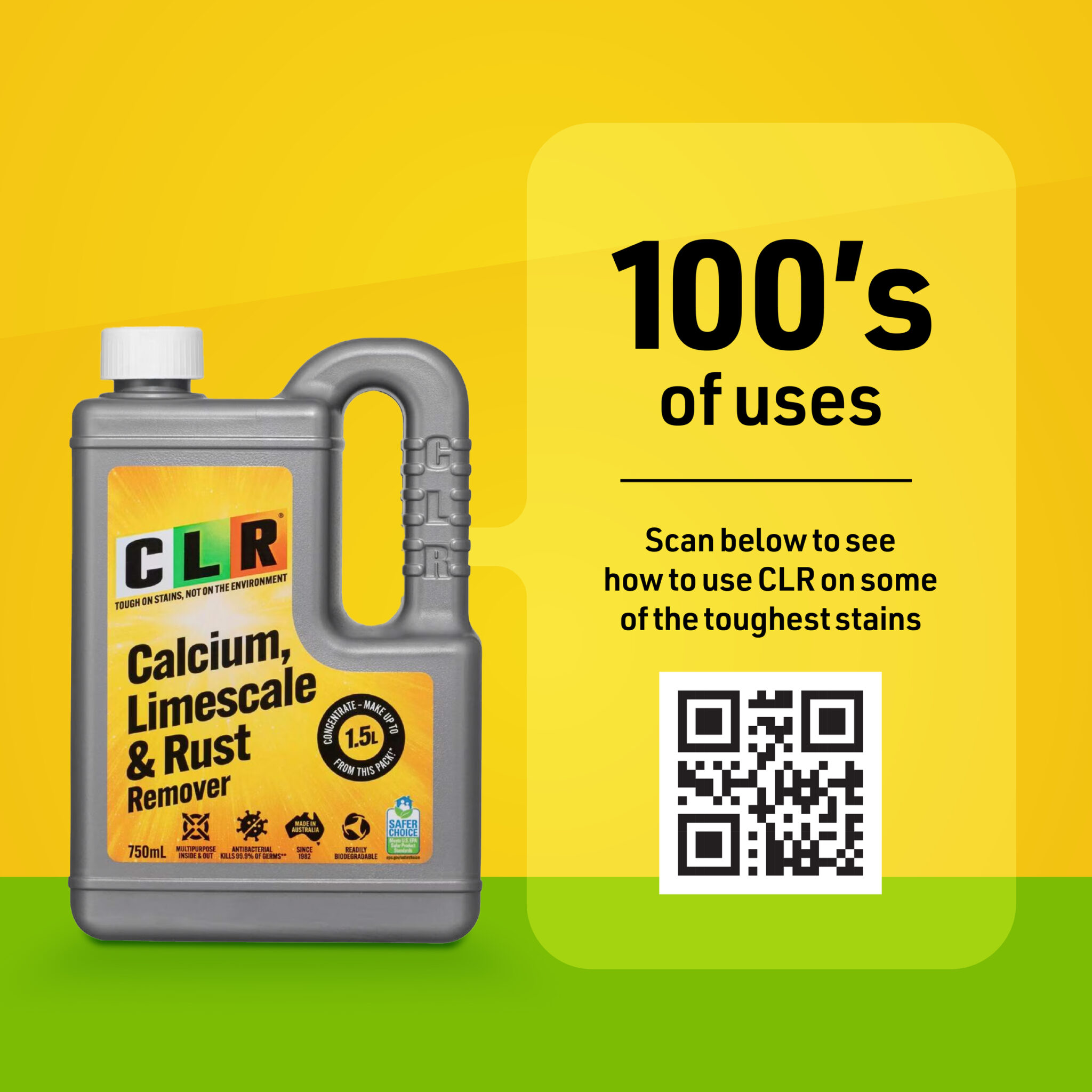 CLR Calcium Limescale & Rust Remover - 4L - CLR